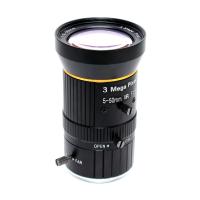 China HD Manual Iris CS Mount Lens 1/2.5'' 3.0 Megapixel F1.4 Iris 5-50mm for sale