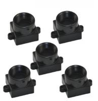 China Metal M12 CCTV Camera Lens Holder 20MM Hole Distance CCD Lens Mount Base for sale
