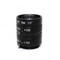 China Industrial Camera Machine Vision Lens Fixed Manual IRIS Focus Zoom Lens C Mount 3MP 25mm HD for sale