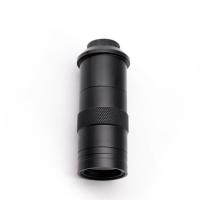 China 100X Zoom C/CS Mount Machine Vision Lens Glass Magnification Eyepiece For VGA HDMI USB CCD CMOS Video Microscope Camera for sale