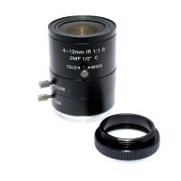 China IR C Mount 2.0 Mega Pixel HD Industrial Lens Vari - Focal Manual Iris 2MP 4-12mm for sale