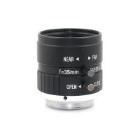 China Manual Zoom Focus Iris High Resolution Lens 5MP 35mm F1.8 For Microscopes CCTV Camera for sale