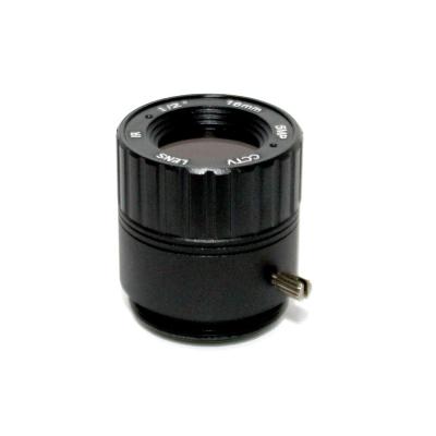 China Iris Fixed IR CCTV Lens 16mm F1.4 Image Format 1/2