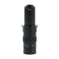 China 0.7-4.5x Adjustable 5-360X Magnification C mount lens 0.5X/2.0X Barlow Auxiliary Lens For Industry Microscope Camera for sale