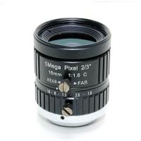 China 5MP 16mm C mount lens with 2/3'' image size for Machine Vision HD Camera for sale