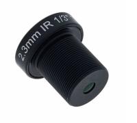 China 2.3mm 3.5mp F2.2 1/3 inch m12 wide angle cctv board IR lens for sale