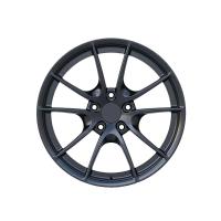 China Black 17x7.5 18 Inch Forged Rims 4x108 Magnesium Alloy Wheels for sale