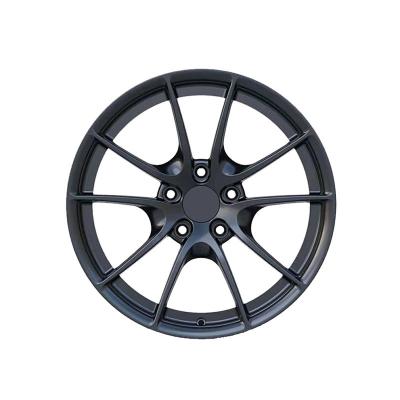 China Black 17x7.5 18 Inch Forged Rims 4x108 Magnesium Alloy Wheels for sale