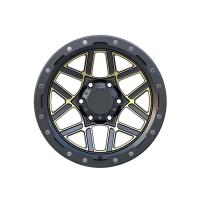 China OEM 108mm PCD 16 Inch 20 Inch Mag Wheels 22J Width Matt Black for sale