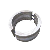 China AZ92 Magnesium Sacrificial Anode 300mm Bracelet Anode For Seawater Pipeline for sale