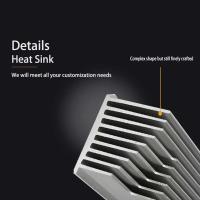 China Magnesium Alloy 95% Forged Heat Sink AZ31B AZ61 AZ91D Forged Heatsink for sale