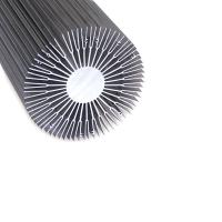 China Maggnesium AZ61 Circular Heat Sink Round Extruded Aluminum Heatsink for sale