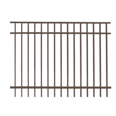 China new design low price high quality PVC painted galvanized steel palisade fence for sale