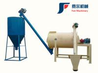 China Horizontal Drymix Mortar Plant Continuous Tile Adhesive Mixer Machine for sale