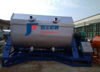 China Wall Coating Horizontal Lacquer Mixer Ribbon Agitators With Discharging Part for sale