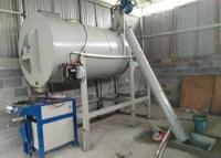 China Tile Adhesive Dry Mortar Ribbon Blender Mixer Machine 1-50 Ton/H for sale