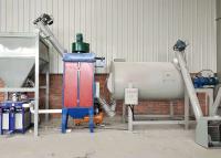 China High Output Dry Powder Mixer Machine / Horizontal Screw Mixer Low Noise for sale