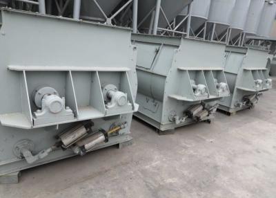 China Double Horizontal Dry Powder Mixer 4 Party Twin Shaft Paddle Mixer Powder Mixing for sale