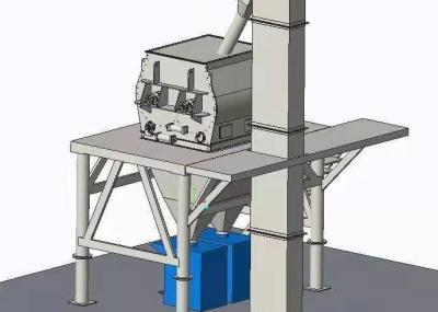 China Reliable Dry Mortar Tile Adhesive Mixng Plant Wall Putty Production Line Factory for sale