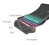 China Front Axle Automotive Brake Pads 443 698 151 A 443 698 151 C For AUDI CHERY for sale