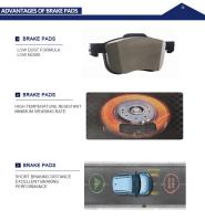 China 0044205220 Automotive Brake Pads ,  Rear Brake Pad Set For W164 M273 Gl450 for sale