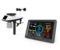 China 205*130*32mm Wireless Automatic Weather Station With Sensor And Rain Gauge Humidity Range 20-95% 1.8KG Weight for sale