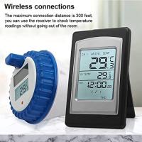 China 7-15v Solar Floating Swimming Pool Thermometer For SPA And Outdoor Fish Pond Breeding for sale