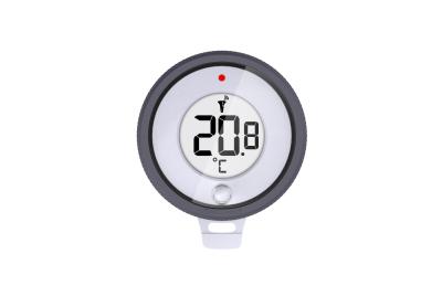 China Customized Support Indoor And Outdoor Solar Powered Wireless Digital Pond Or Floating Pool Thermometer for sale
