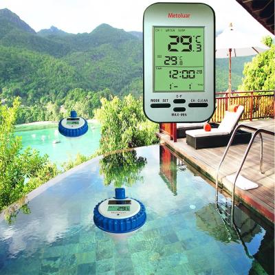 China Supply Voltage Wireless Digital Water Thermometer For Swimming Pool Temperature 7-15v for sale