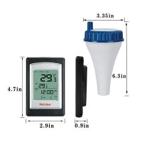 China Waterproof Digital Thermometer For Swimming Pool Solar Wireless And Small Floating Design for sale