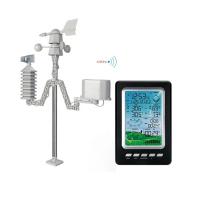 China 10 Inch WiFi Wireless Weather Station Professional 7 In 1 With Outdoor Solar Panel for sale