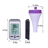 China WT0224 Waterproof Floating Pool Thermometer With Solar Power And 0-60 ° C Temperature Range for sale