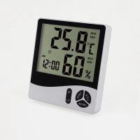 China WS1011 Mini Indoor LCD Digital Temperature Hygrometer Meter With Suction Iron / Hook Placement for sale