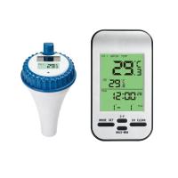 China Wireless Swimming Pool Solar Water Temperature Measurement Thermometer 0.5KG 66*120*22mm for sale