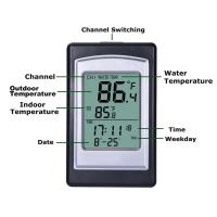 China 48s Data Update Solar Wireless Water Thermometer For Indoor And Outdoor Swimming Pools for sale
