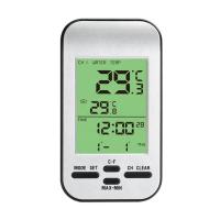 China OEM Portable Solar Pool Thermometer With Data Logger Outdoor Temperature Range -40 To 60 °C for sale