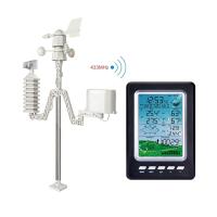 China Precision Digital Display Solar Weather Station For Accurate Humidity And Temperature for sale
