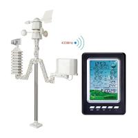 China Compact Weather Station For Outdoor Monitoring Displays Wind And Rain Automatically for sale