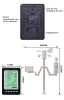 China OEM Support Household Wireless Temperature And Humidity Meter For Outdoor Weather Station for sale