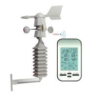 China Wireless Outdoor Smart Weather Station Wind Direction Wind Speed Temperature And Humidity for sale