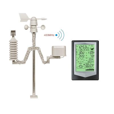 China LCD Display Outdoor Agricultural Wireless Weather Station With Wind Direction And Rainfall Forecast for sale