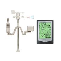 China Indoor Temperature Range 0 To 60 °C Solar Powered Weather Station With Outdoor Sensor for sale
