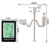 China Effortless Home Solar Weather Station with Professional Anemometer and Wi-Fi Forecast for sale