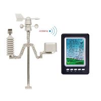 China Indoor Color Display Wireless Weather Station With Outdoor Temperature And Humidity Sensor for sale