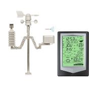 China Temperature Sensor Rain Gauge Weather Station For Indoor And Outdoor -40 To 60 ° C Range for sale