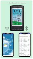 China Indoor And Outdoor Wireless Weather Station With Precision Temperature And Humidity Meter for sale
