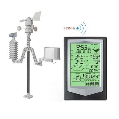 China Temperature Range -40 To 60 ° C Wireless 433mhz Weather Station With Outdoor Sensor for sale