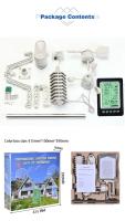 China WS3030 Solar Energy Wireless Weather Station Automatic Temperature Measurement For Outdoor for sale