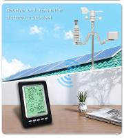 China WS3030 Solar Energy Wireless Weather Station Automatic Temperature Measurement For Outdoor for sale