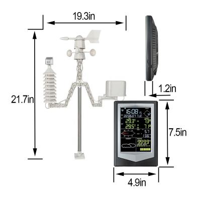 China Professional Rainfall Weather Station With Outdoor Temperature Range -40 To 60 °C for sale